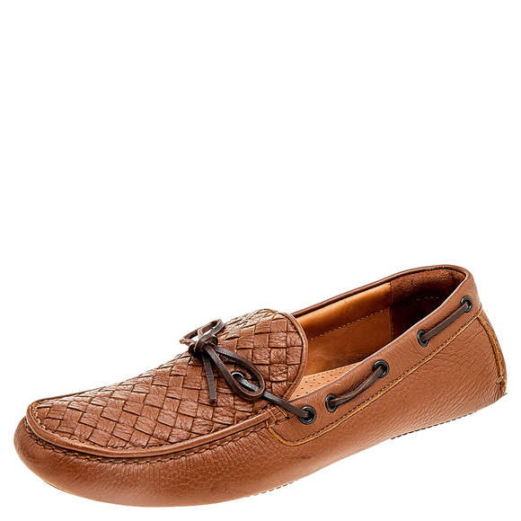 Bottega Veneta | Shoes | Bottega Veneta Tan Intrecciato Leather Cervo ...